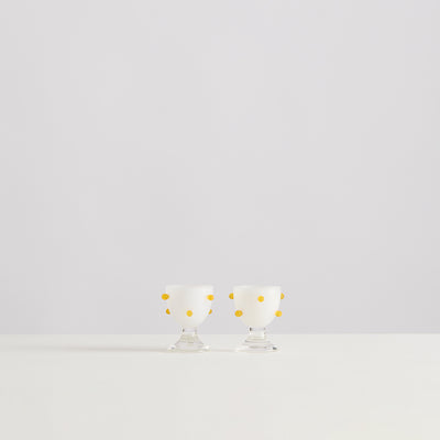2 Pomponette Egg Cups - Maison Balzac