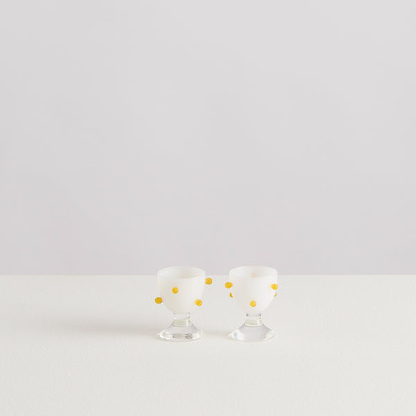 2 Pomponette Egg Cups - Maison Balzac